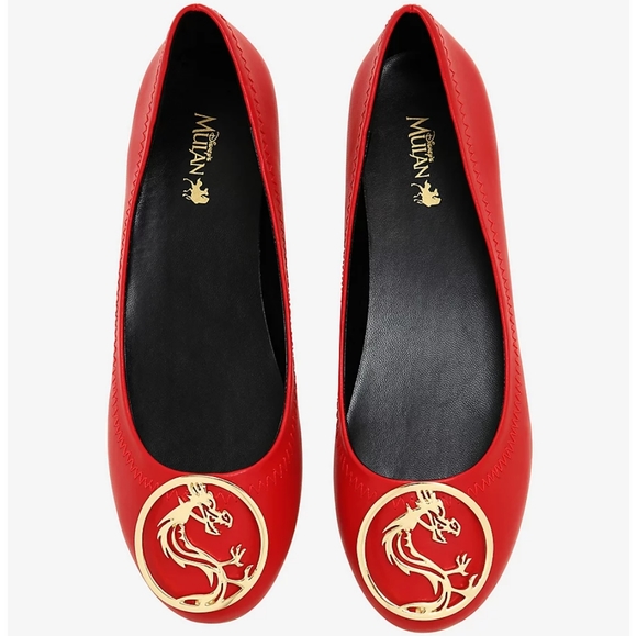 Disney | Shoes | Disney Mulan Mushu Flats | Poshmark
